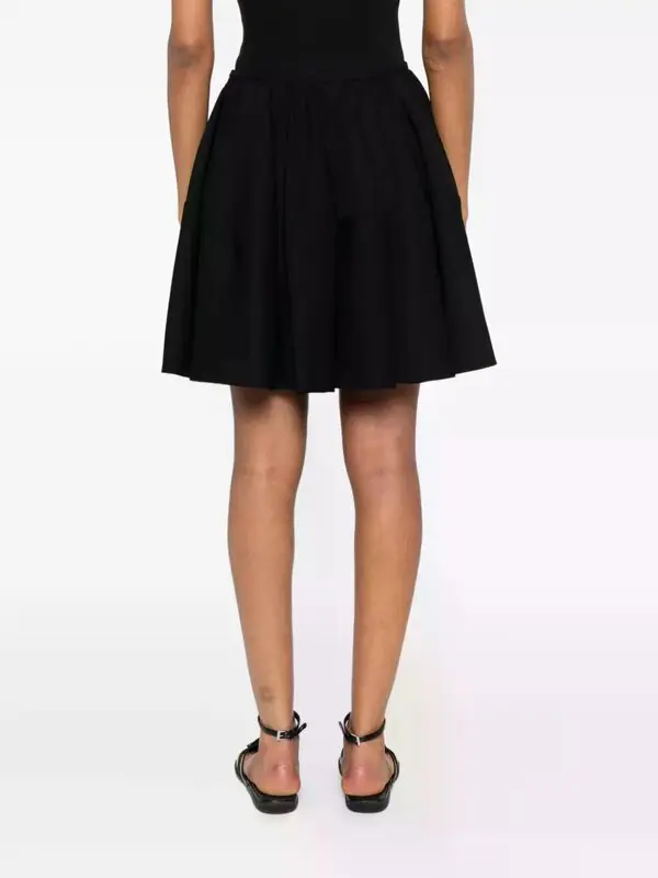 Viktor & Rolf Circle A-line Wool Skirt
