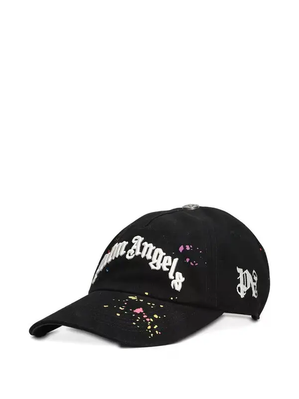 Palm Angels Logo Embroidered Cap