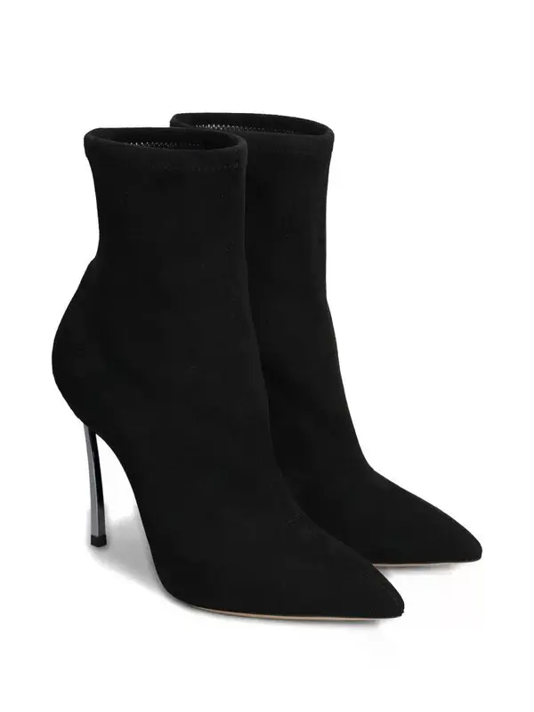Casadei 100mm Pointed Toe Boots