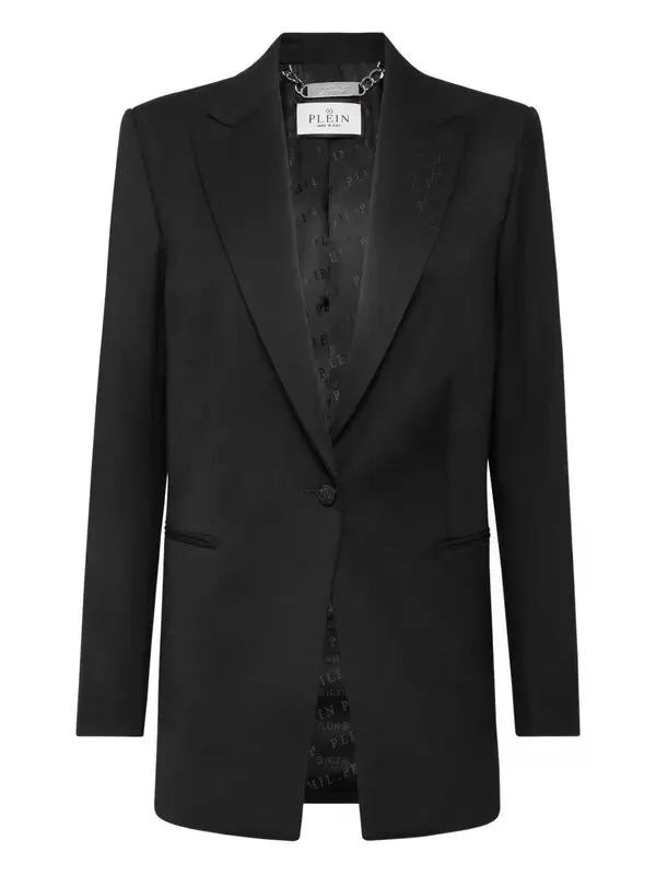Philipp Plein Embroidered Single-breasted Blazer