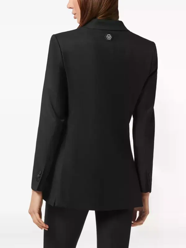 Philipp Plein Embroidered Single-breasted Blazer