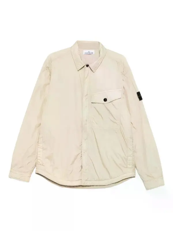 Stone Island Buttoned Flap-pocket Shirt