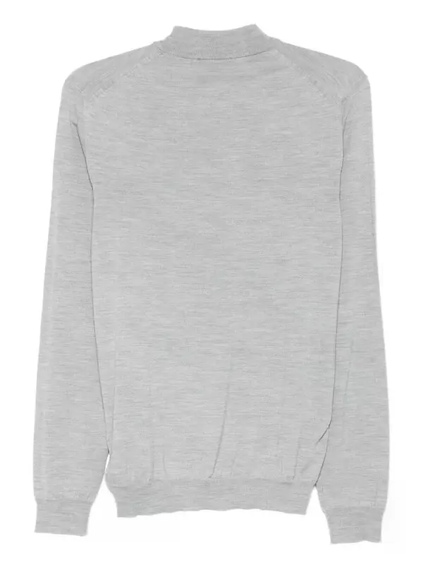 ZANONE Mock-neck Long-sleeve Sweater - Grey