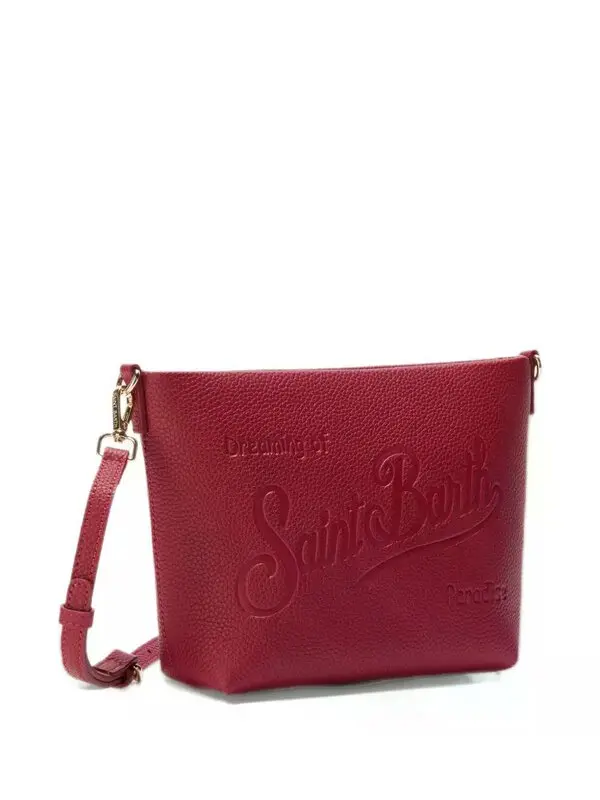 MC2 SAINT BARTH Aline Embossed Logo Tote - Red