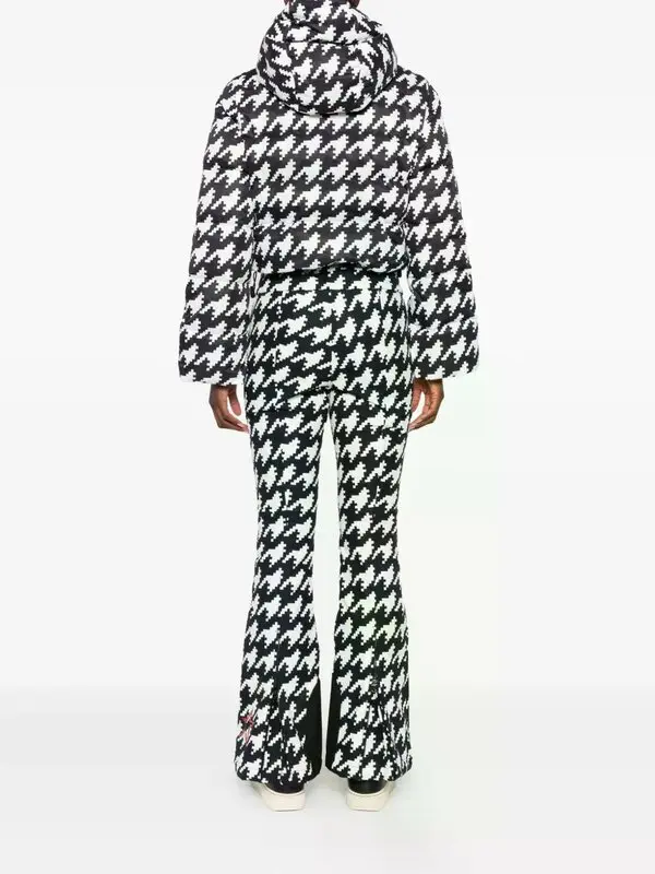 Perfect Moment Houndstooth Hooded Ski Suit