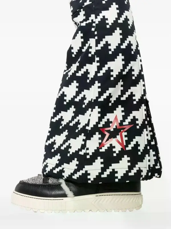 Perfect Moment Houndstooth Hooded Ski Suit