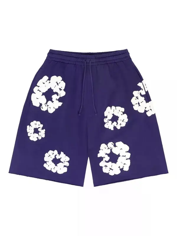 DENIM TEARS Track Shorts - Purple