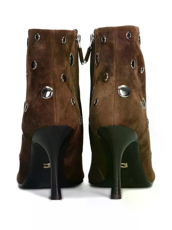 Lola Cruz Studded-heel Boots