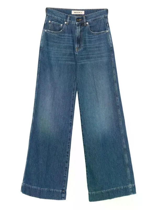 SEMICOUTURE Wide Leg Jeans