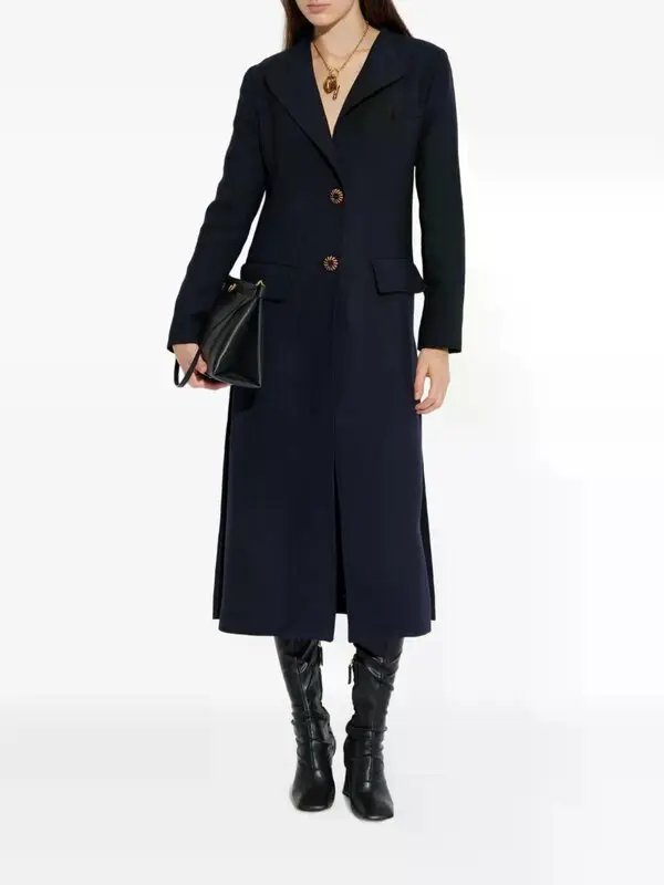 Etro Embroidered Button Coat