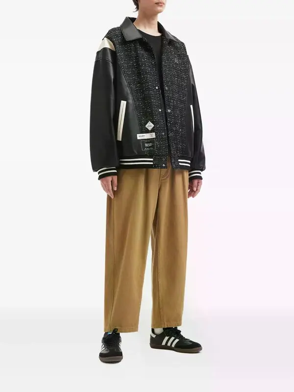 MUSIUM DIV. Textured Panelled Jacket