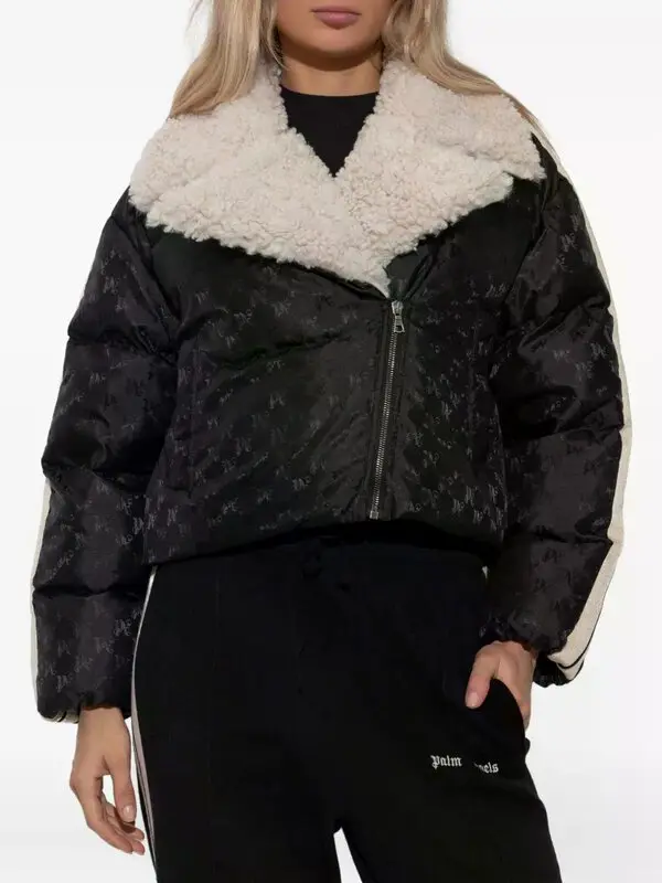 Palm Angels Patterned Faux-fur Jacket