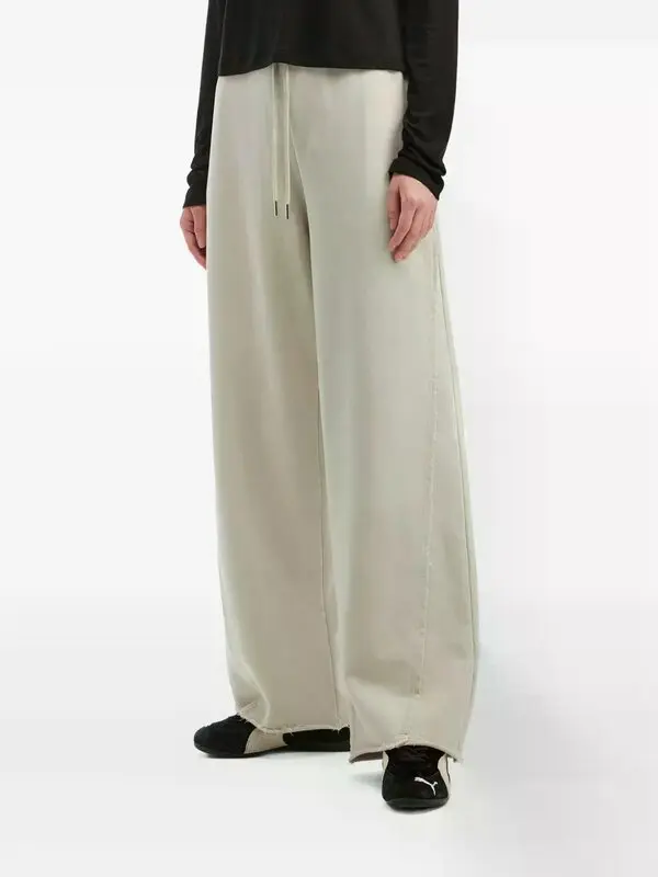 MINI CREAM Wide Leg Drawstring Trousers