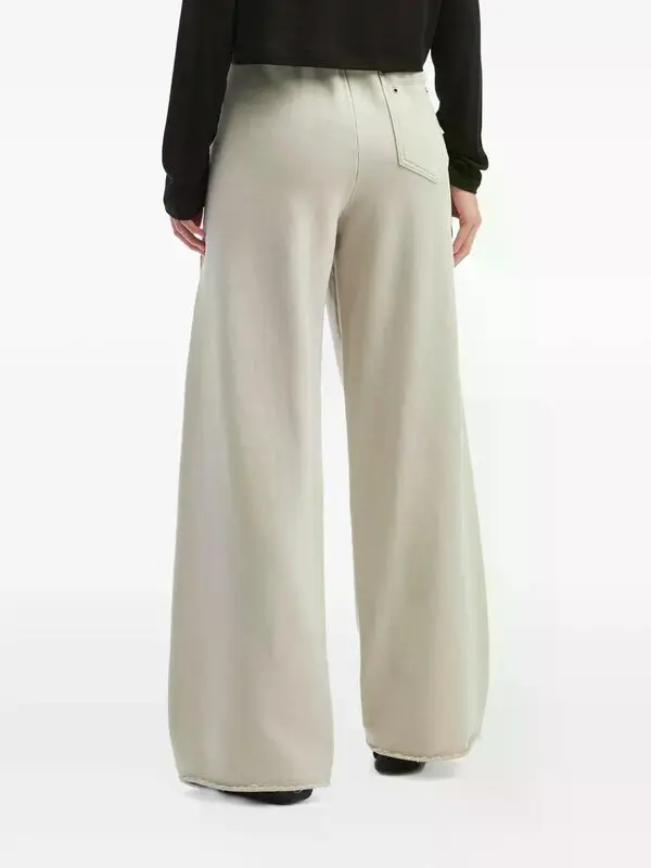 MINI CREAM Wide Leg Drawstring Trousers