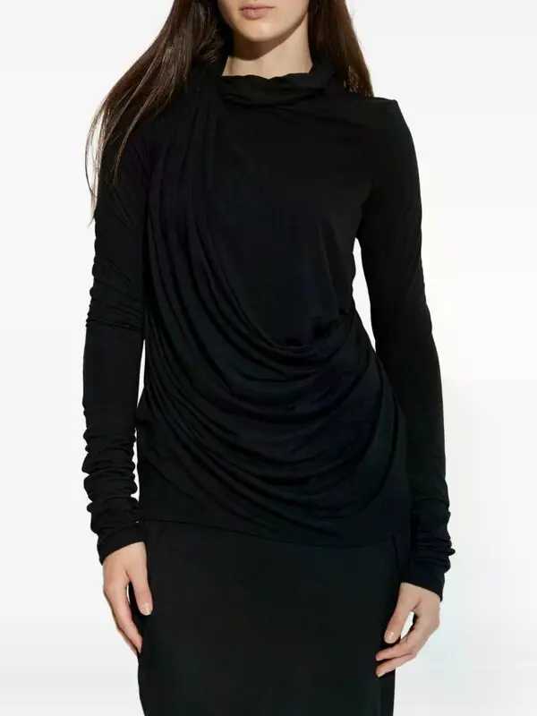 ENTIRE STUDIOS Long-sleeve Draped Top