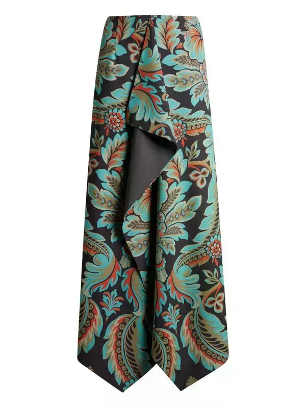 Etro Printed Midi Skirt