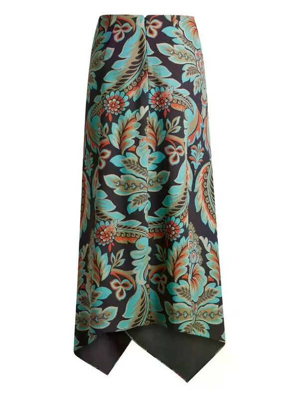 Etro Printed Midi Skirt