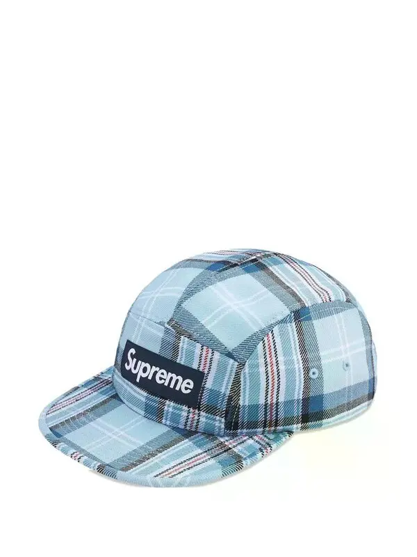 Supreme Logo-patch Cap - Blue
