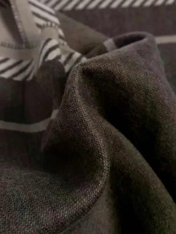LANVIN Logo-print Fringed Scarf
