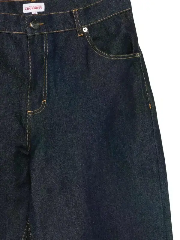 CHARLES JEFFREY Cotton Wide-leg Jeans