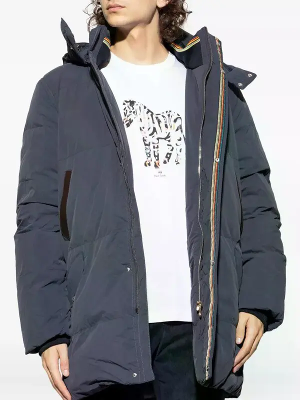 Paul Smith Hooded Quilted Parka Coat