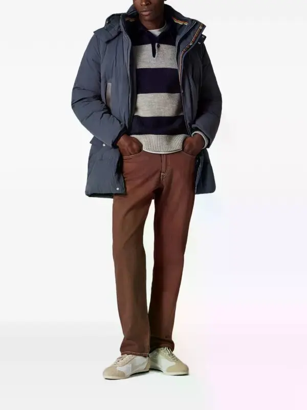 Paul Smith Hooded Quilted Parka Coat