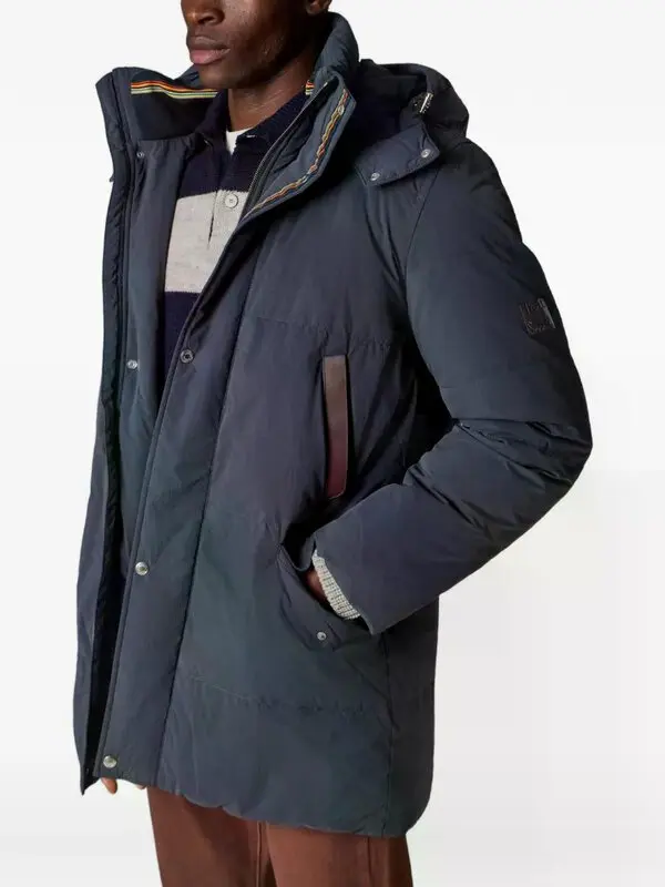 Paul Smith Hooded Quilted Parka Coat