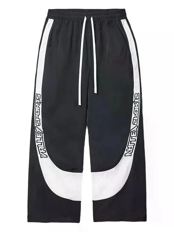 VALE FOREVER Drawstribg Track Pants - Black