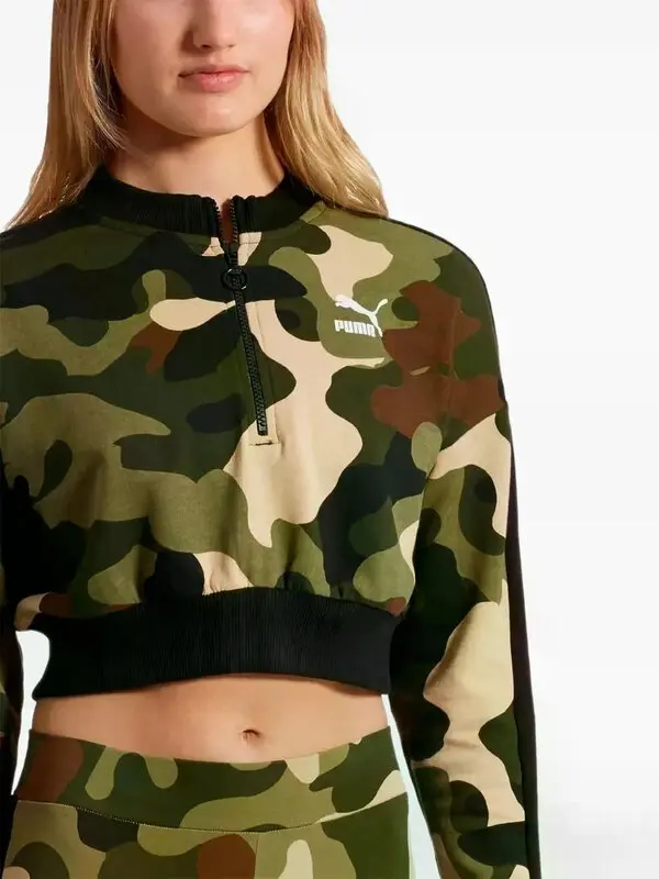 PUMA Camouflage Zip Sweater