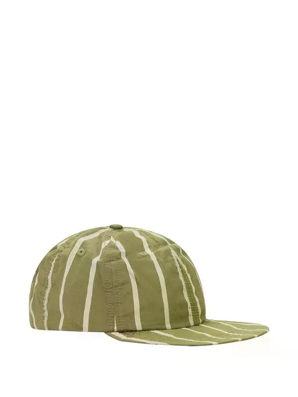 Aimé Leon Dore Striped Pattern Crusher Hat - Green