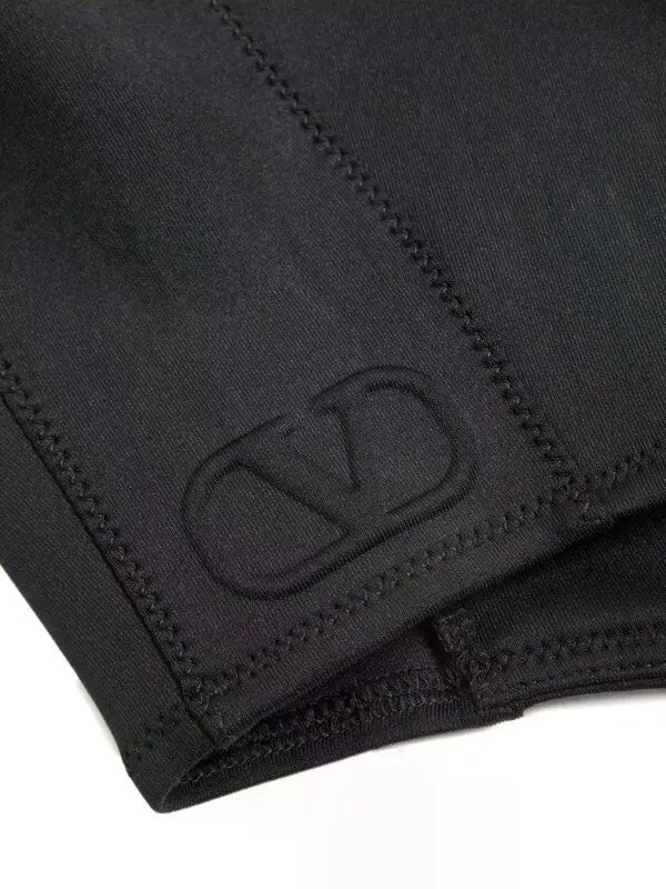 Valentino Garavani Vlogo Signature Jersey Hood With Zip