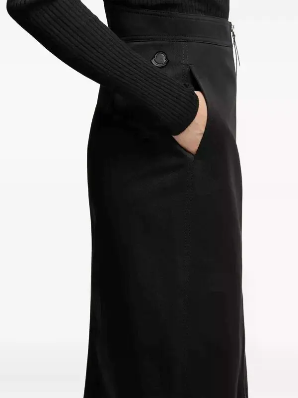 Moncler X Ee72 Edward Enninful Zip-up Midi Skirt