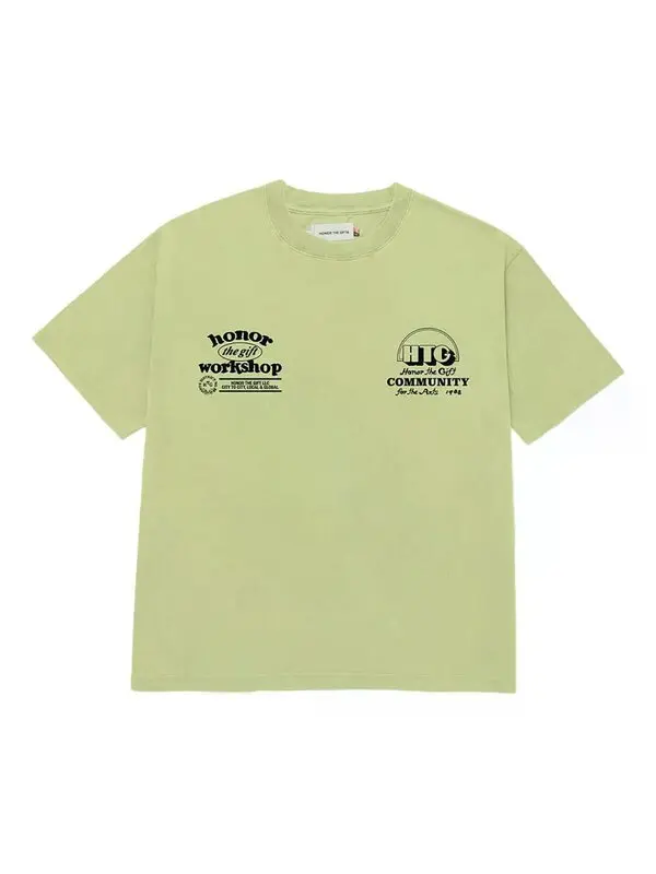 HONOR THE GIFT Workshop Short-sleeves T-shirt - Green