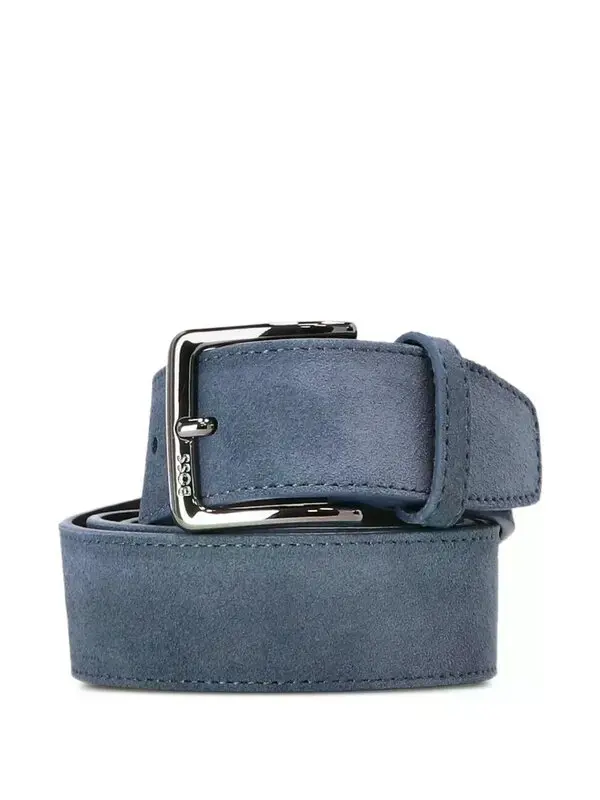 BOSS Leather Belt - 460 Blue