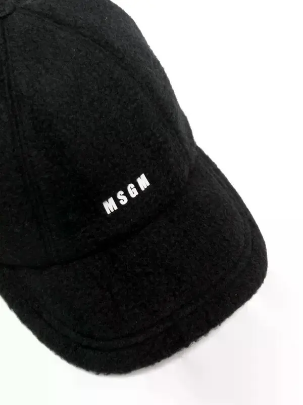 MSGM Logo Baseball Cap - Black