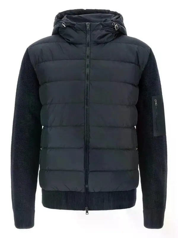 Herno Padded-knitted Down Jacket