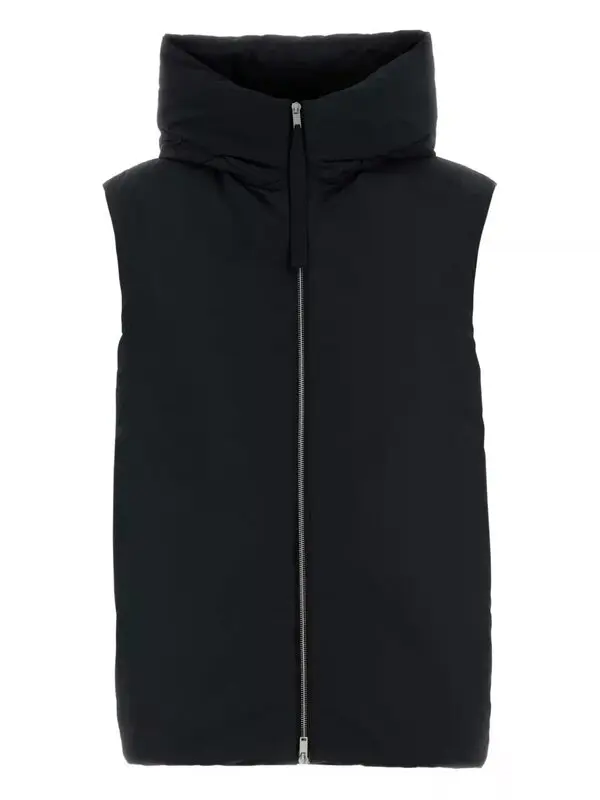JIL SANDER Hooded Down Gilet