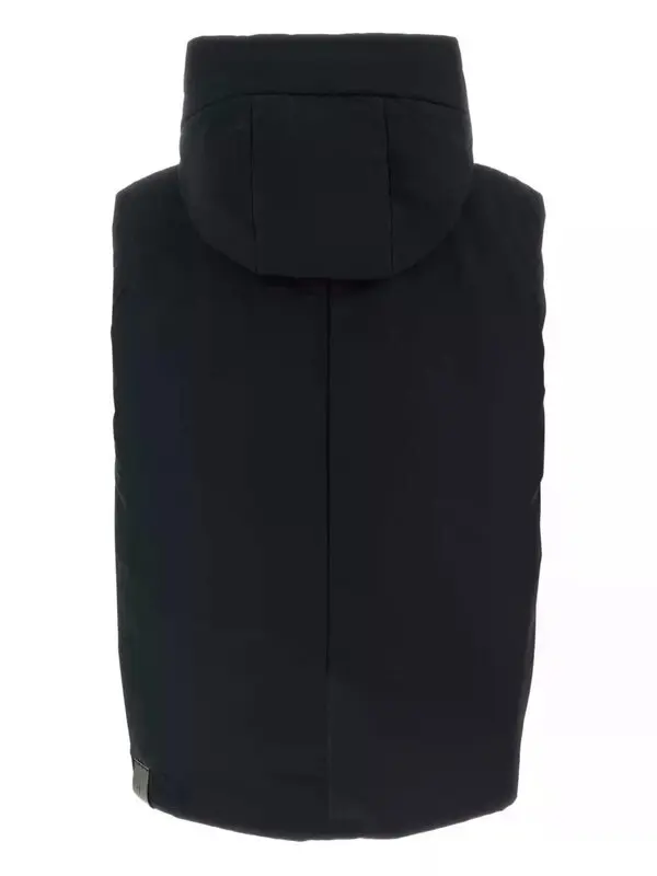 JIL SANDER Hooded Down Gilet