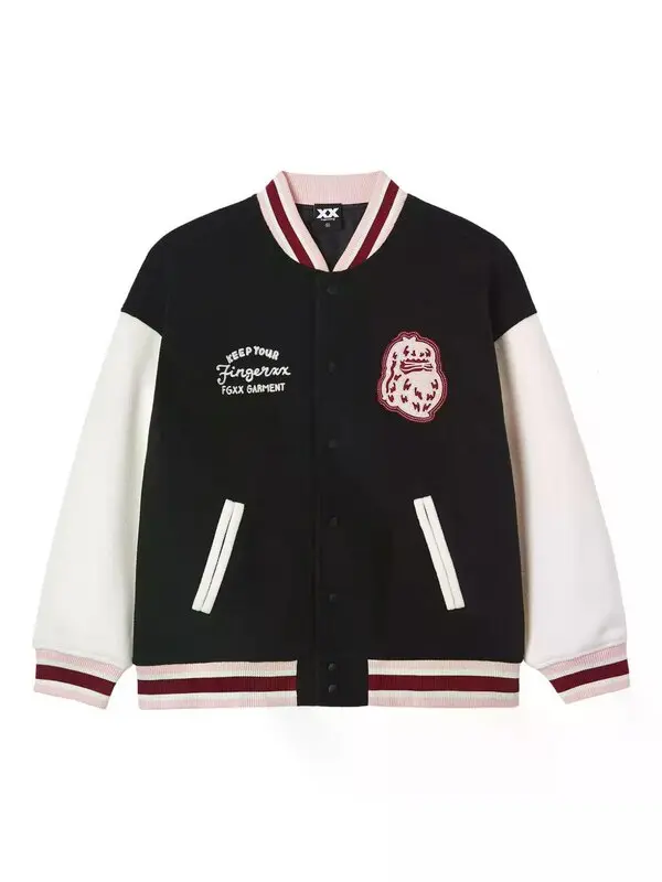 FINGERCROXX Appliquéd Panelled Jacket