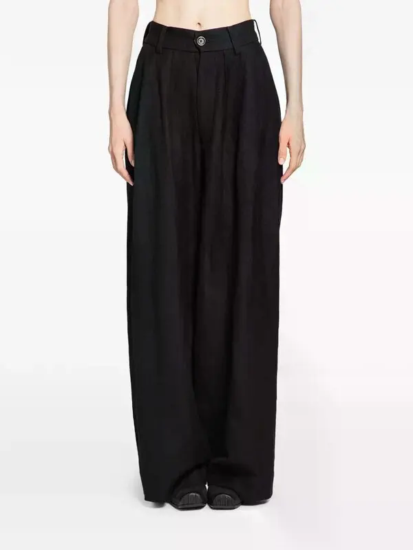 UMA WANG Curved-leg Trousers