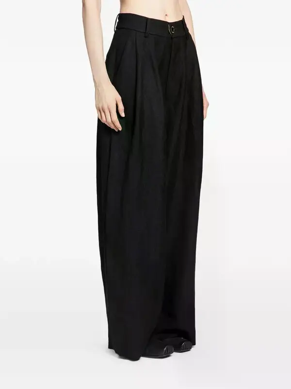 UMA WANG Curved-leg Trousers