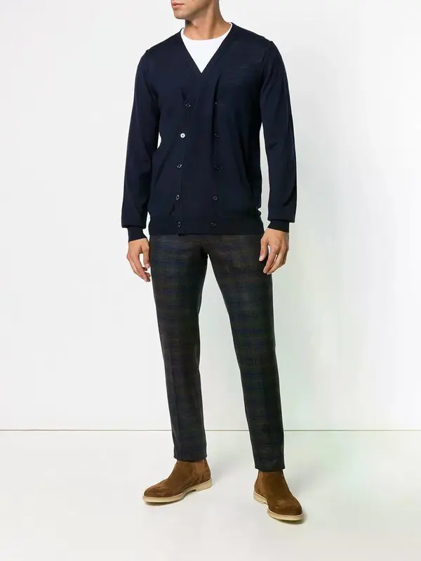 PAOLO PECORA Double-breasted V-neck Cardigan
