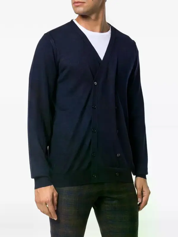 PAOLO PECORA Double-breasted V-neck Cardigan