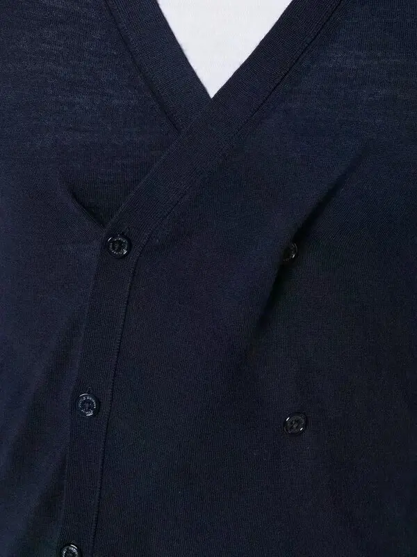 PAOLO PECORA Double-breasted V-neck Cardigan