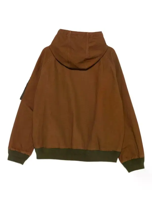Sacai Zip-up Hooded Bomber Jacket