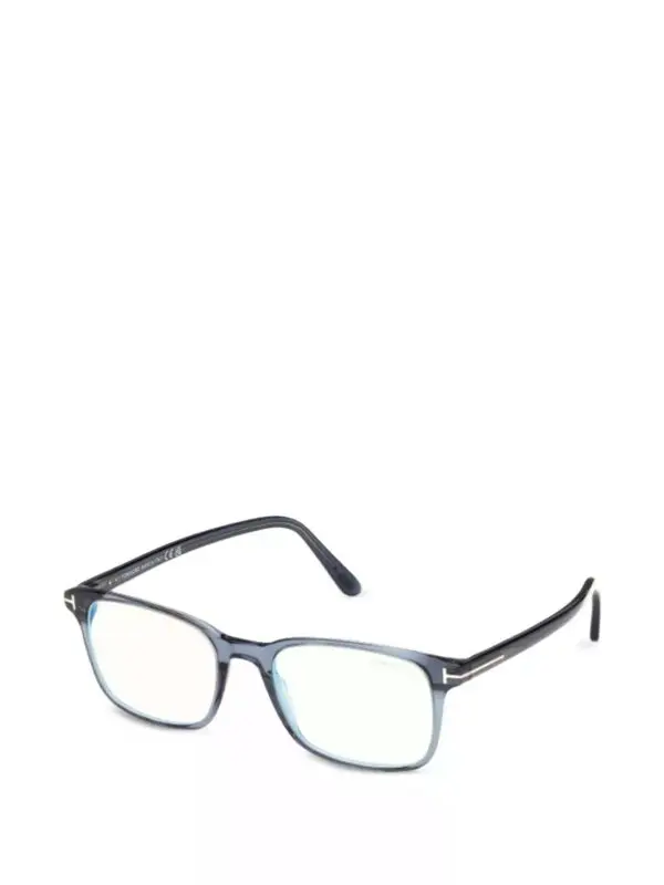 TOM FORD Rectangle-frame Glasses - Blue