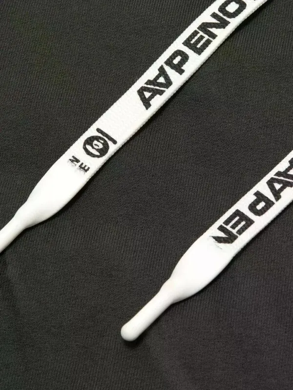 AAPE BY *A BATHING APE Logo Appliqué Zip-up Hoodie