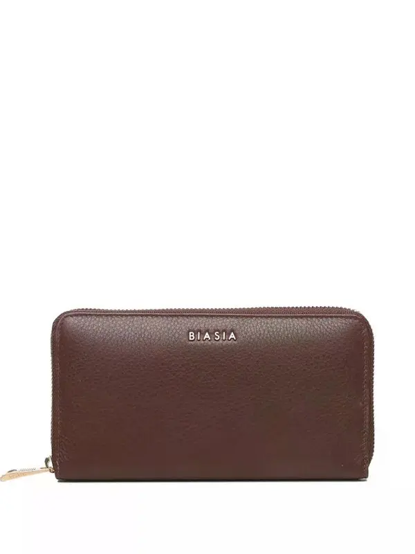 BIASIA Logo-lettering Wallet - Brown