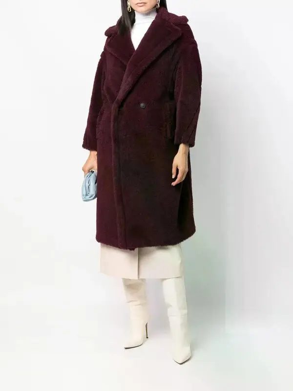Max Mara Tedgirl Double-breasted Alpaca-wool Coat
