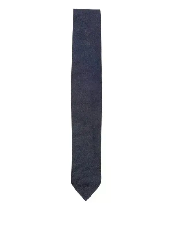 LARDINI Silk Neck Tie - Blue